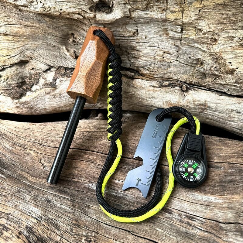 Огниво для розжига огня, аварийный огниво для улицы, постоянный магниевый стержень, водонепроницаемое снаряжение для выживания в дикой природе