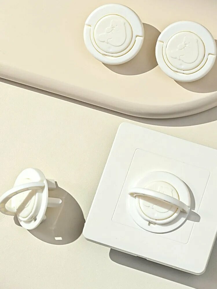 Детская заглушка для розеток, защита от детей, стоппер с автоматической блокировкой, 10 штук