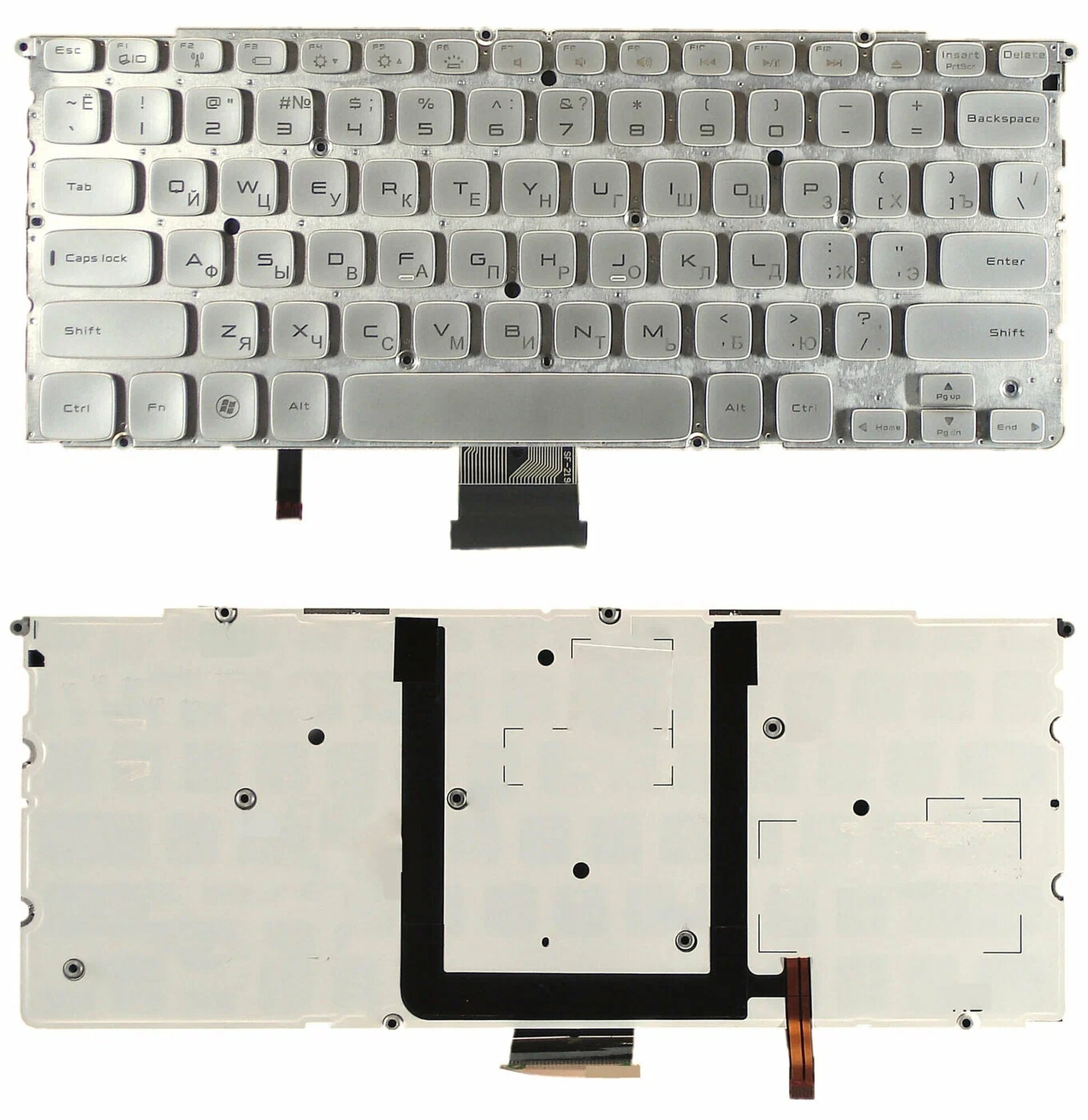 Клавиатура для ноутбука Dell XPS 15z-L511z с подсветкой p/n: MP-10K86B0J698, PK130JN1A20