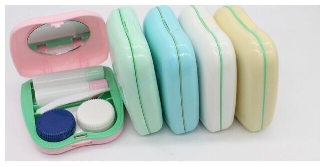 Дорожный набор для контактных линз квадратный