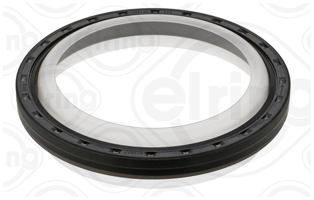 Сальник к-вала! задн. 120x140x13 без пружины MAN, MB Elring арт. 766829