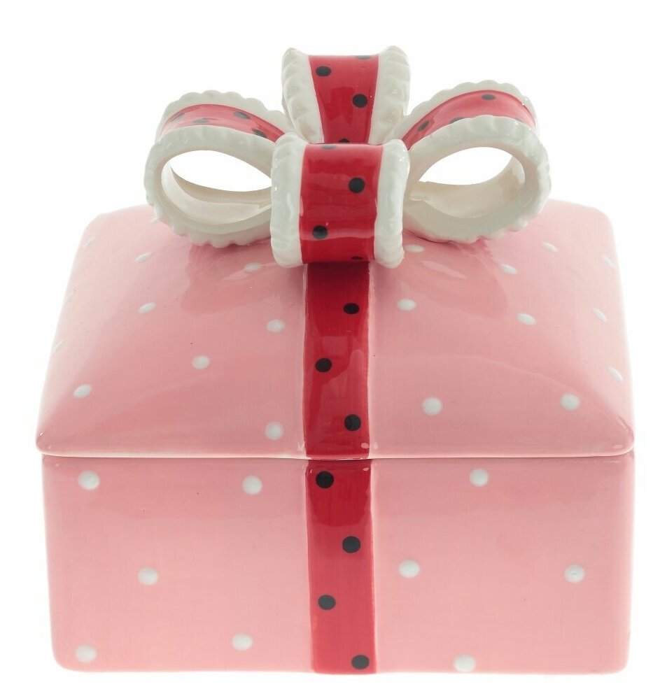 Конфетница Подарок, 700 мл, 15,5*14,5*12 см KSM-761208