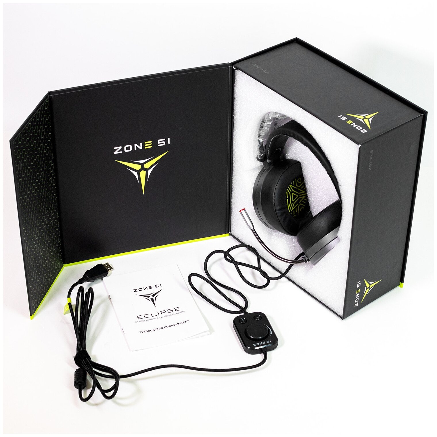 Купить Игровая USB гарнитура ZONE 51 ECLIPSE - цена: 5449 ...