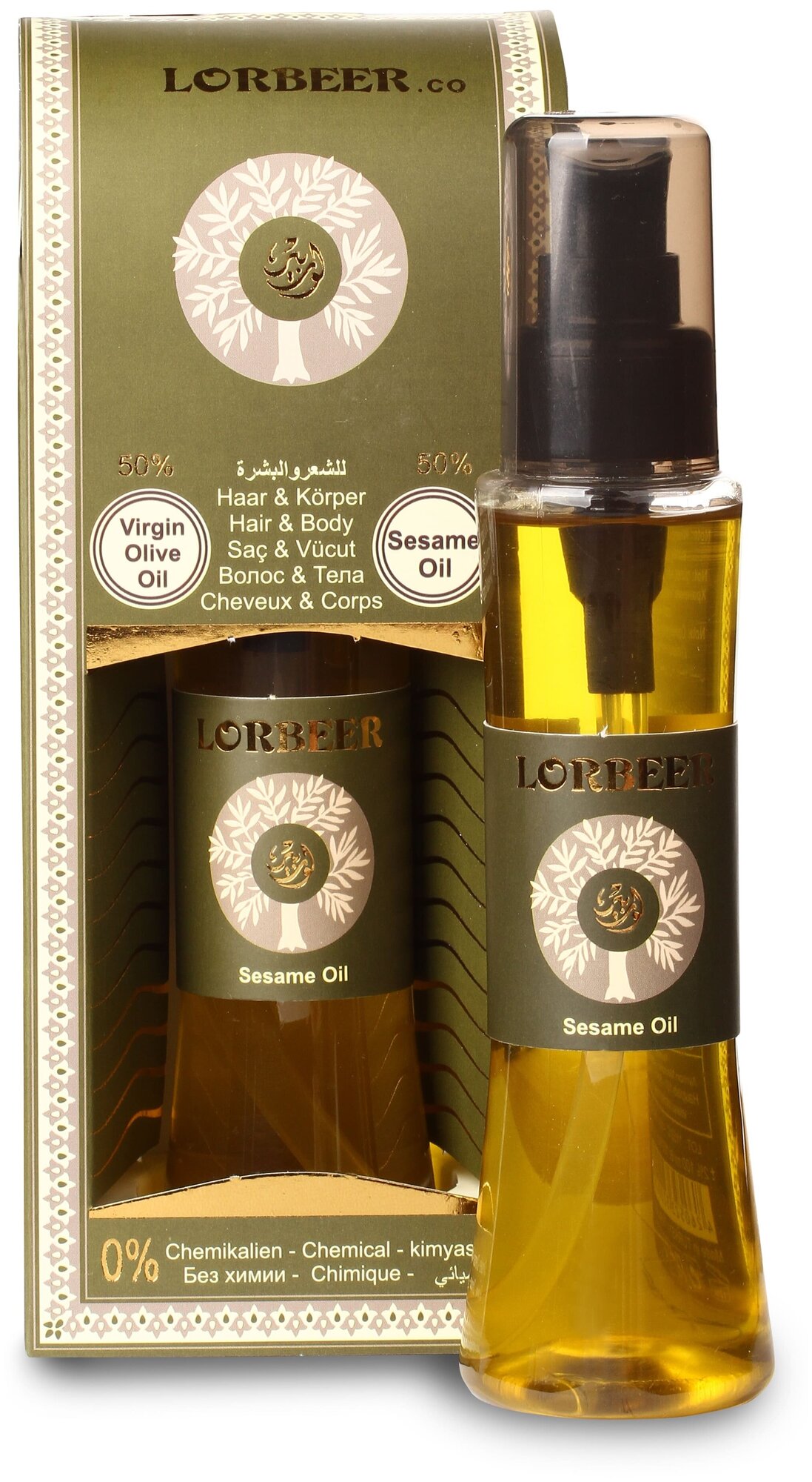 Lorbeer Масло кунжута + оливковое Vergin