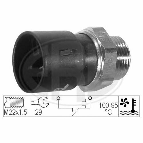 Датчик включения вентилятора Era 330298 для Opel Astra, Combo, Corsa