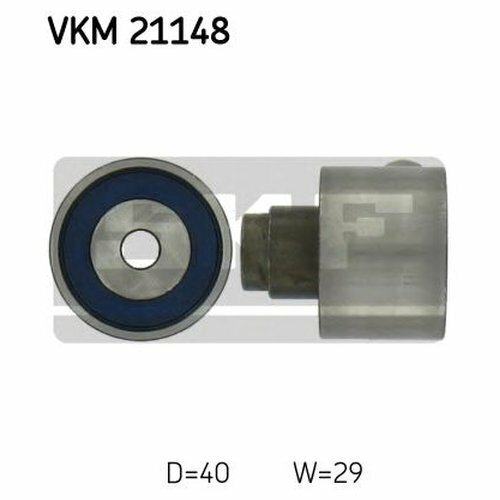 Ролик обводной ремня грм SKF VKM 21148 для Audi A1 (2010-2018), Audi A3 (2003-2015), Audi A4 (2007-2015)