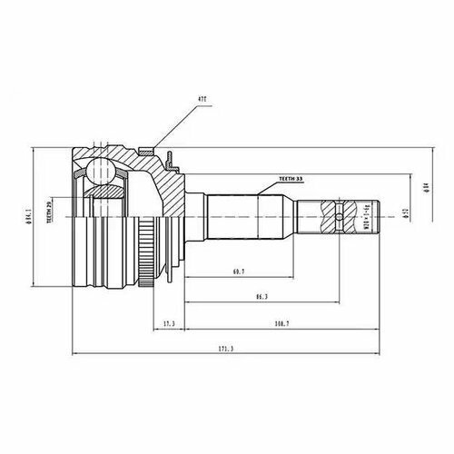 ШРУС AYWIparts AW1510875A