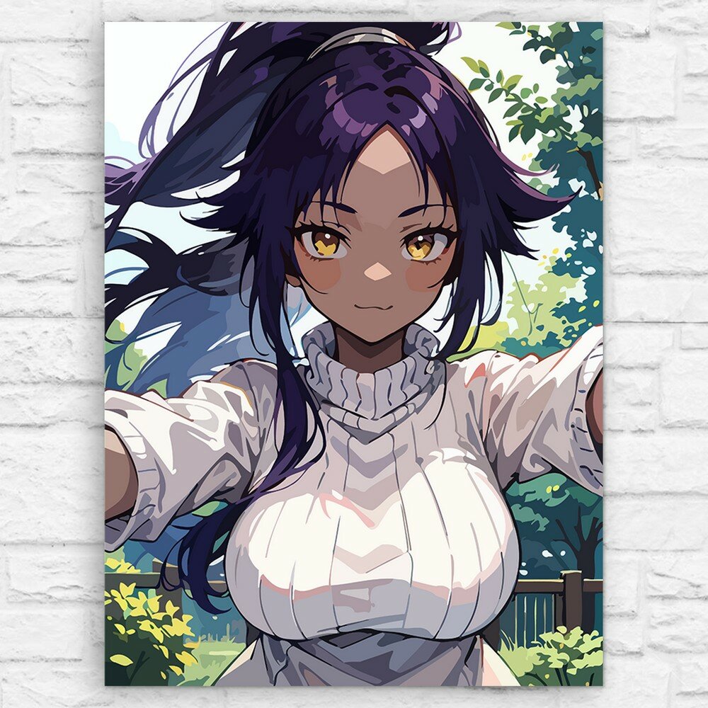 Картина по номерам на холсте аниме блич (bleach, ичиго, рукия, орихиме) - 14889 30х40
