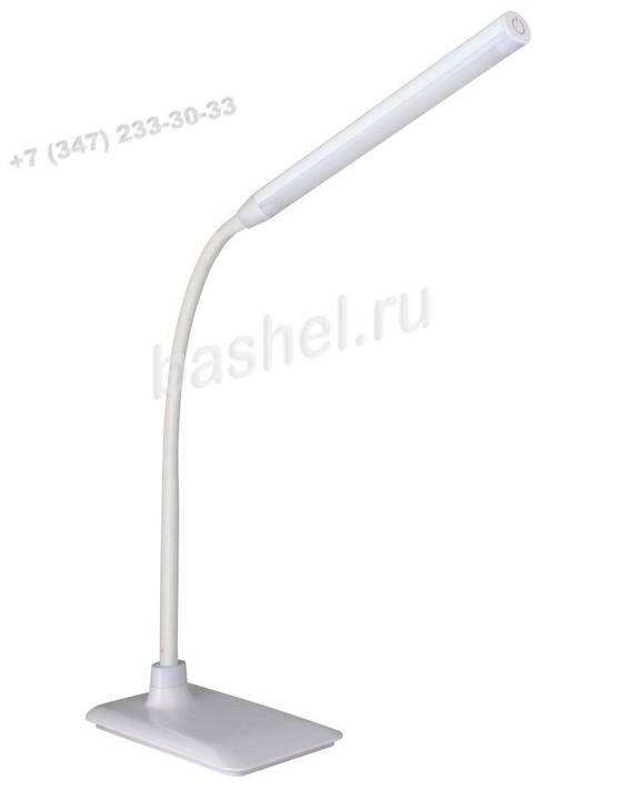 Светильник настольный Camelion KD-792 C01 LED 6W(380lm) 4000K, сенсор 4 реж, 350x175, белый