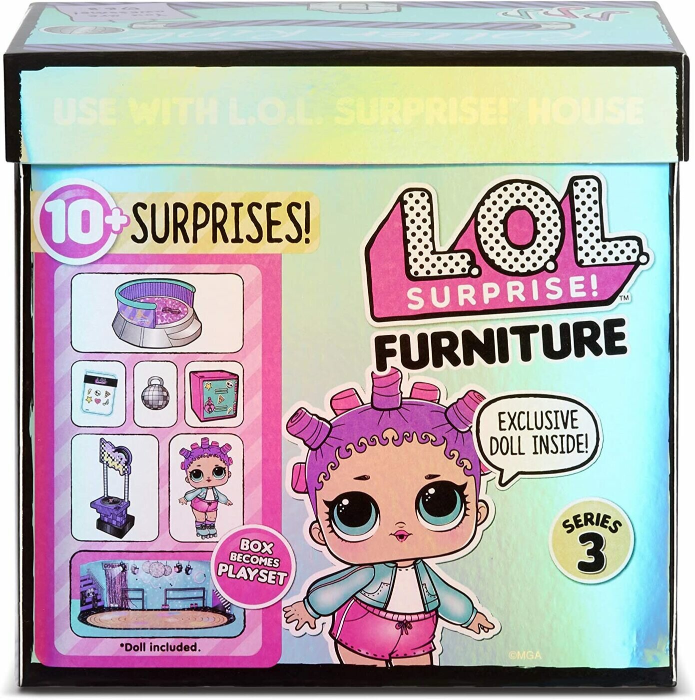 Кукла L.O.L. Surprise Roller Rink 567103 Игровой набор ЛОЛ LOL с мебелью Роллердром, L. O. L Surprise!