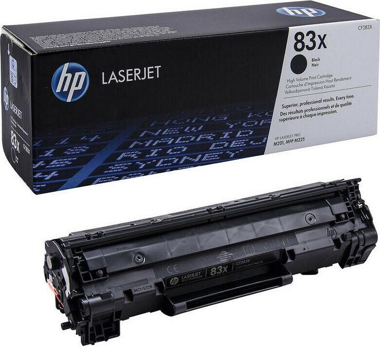 Картридж лазерный черный HP №83X (CF283X) для LJ Pro M201