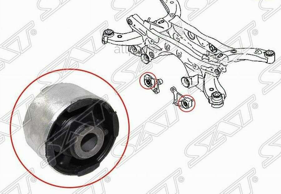 SAT ST-KD35-28-68YA-B Сайлентблок опоры двигателя Mazda CX-5 11-17 / CX-30 19-