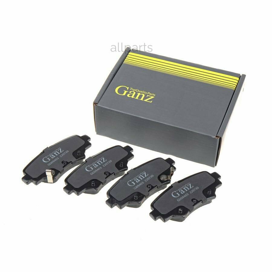 GANZ GIJ09403 Колодки тормозные задние для MAZDA 3 III 2013-> GANZ GIJ09403