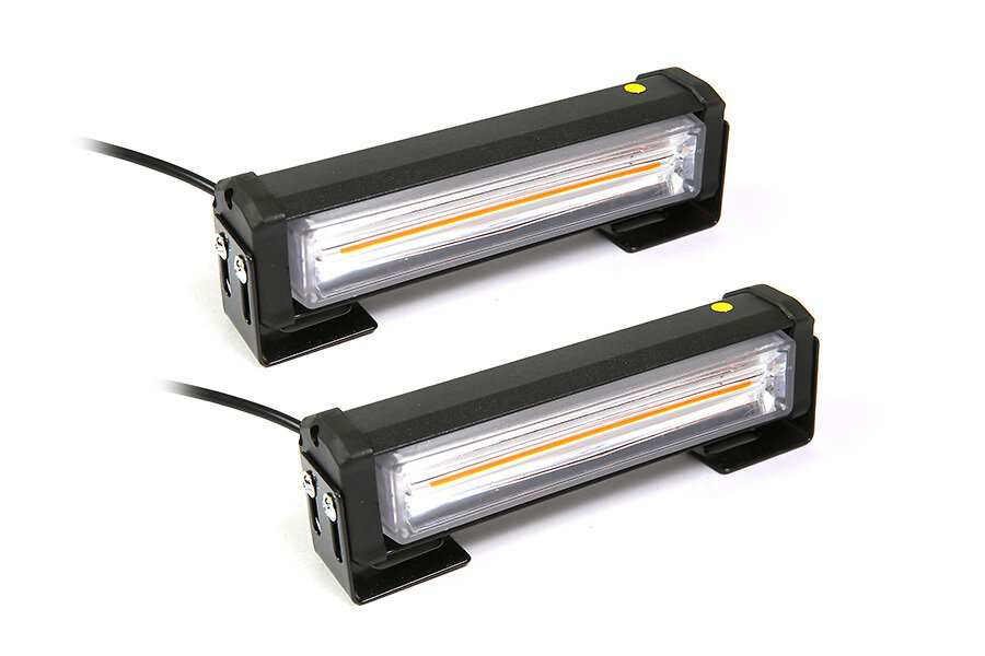 Стробоскоп автомобильный светодиодный COB 10-30V ( комплект - 2 шт по 165мм) Многорежимный (22515)