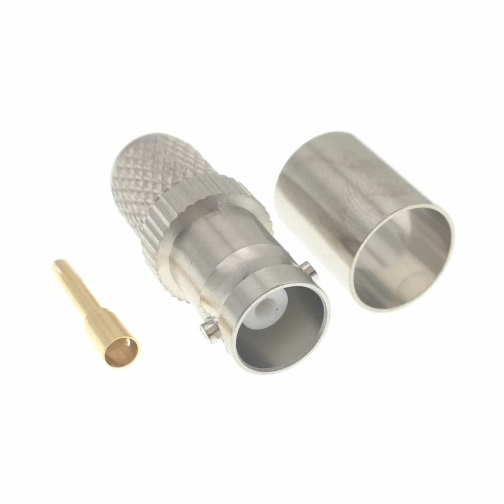 ВЧ-разъём BNC(female) обжимной под кабель 8D-FB