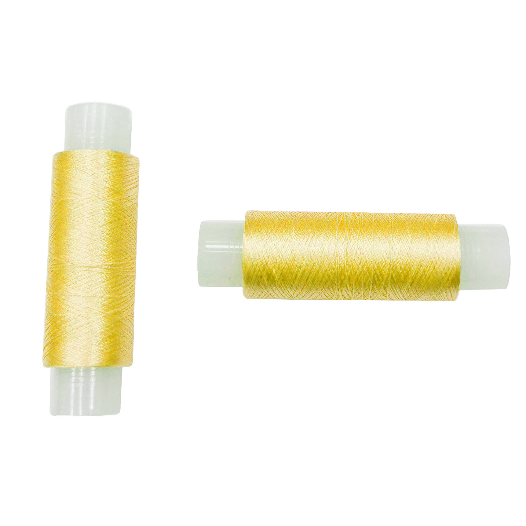 Нить шелковая, Моснитки 65С, цвет №008 (цвет приглушенно-желтый), катушка 200 метров