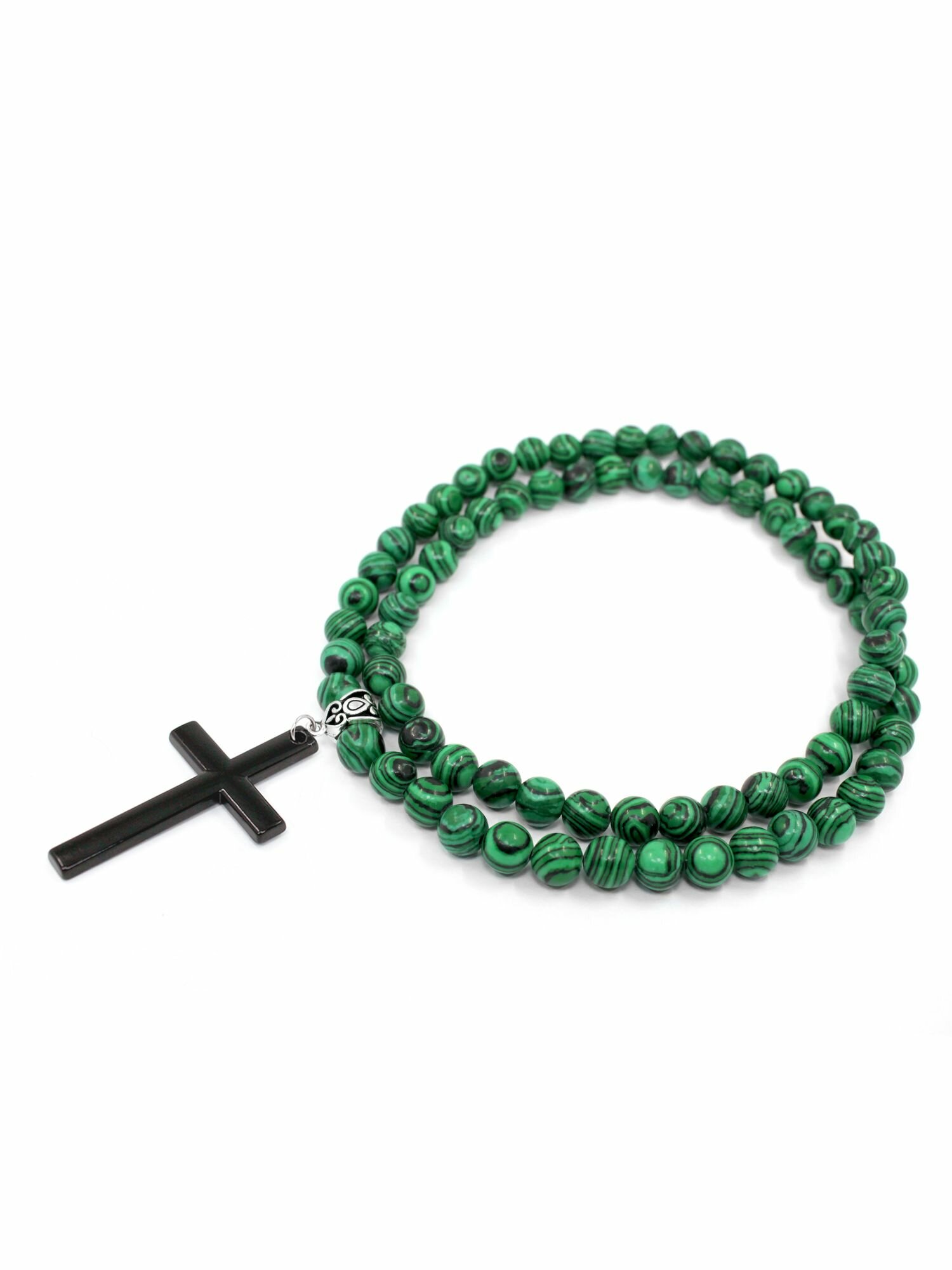 Бусы, малахит