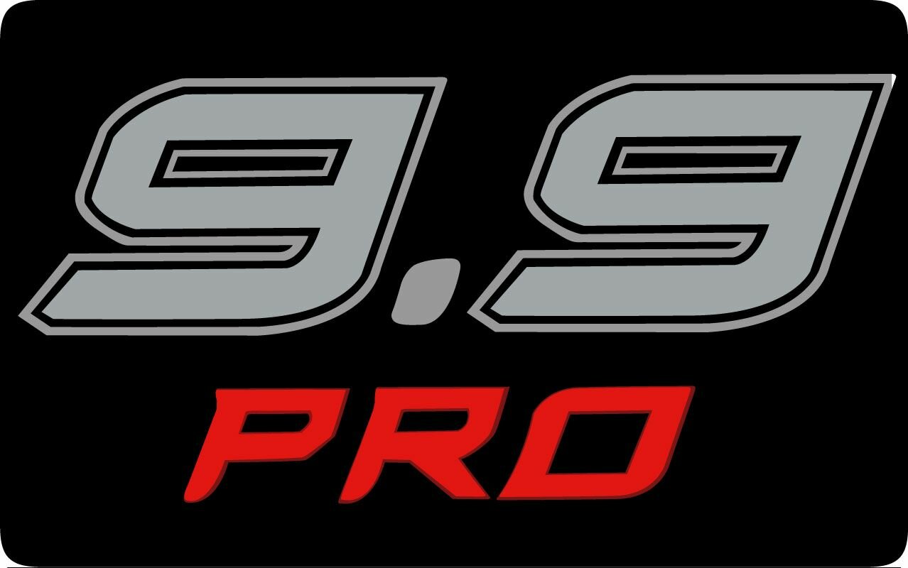 Наклейка на колпак лодочного мотора Hidea 9.9 нового образца