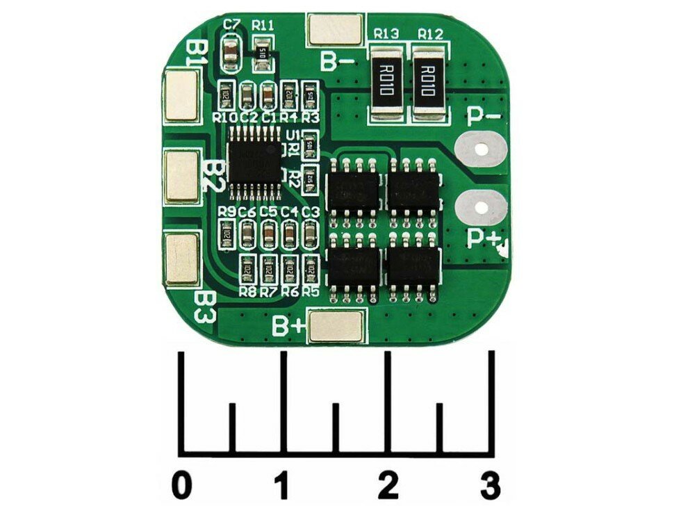 Контроллер заряда для литиевых элементов 14.8V 20A BMS 4S HX-4S-A20