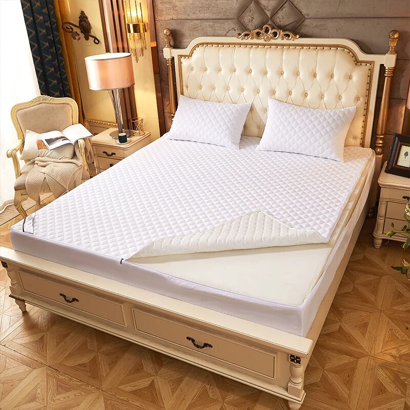 Стеганые простыни Yaapeet 100% полиэстер Queen/King/Twin 160x200, 160x200x25cm 1pc, Бежевый