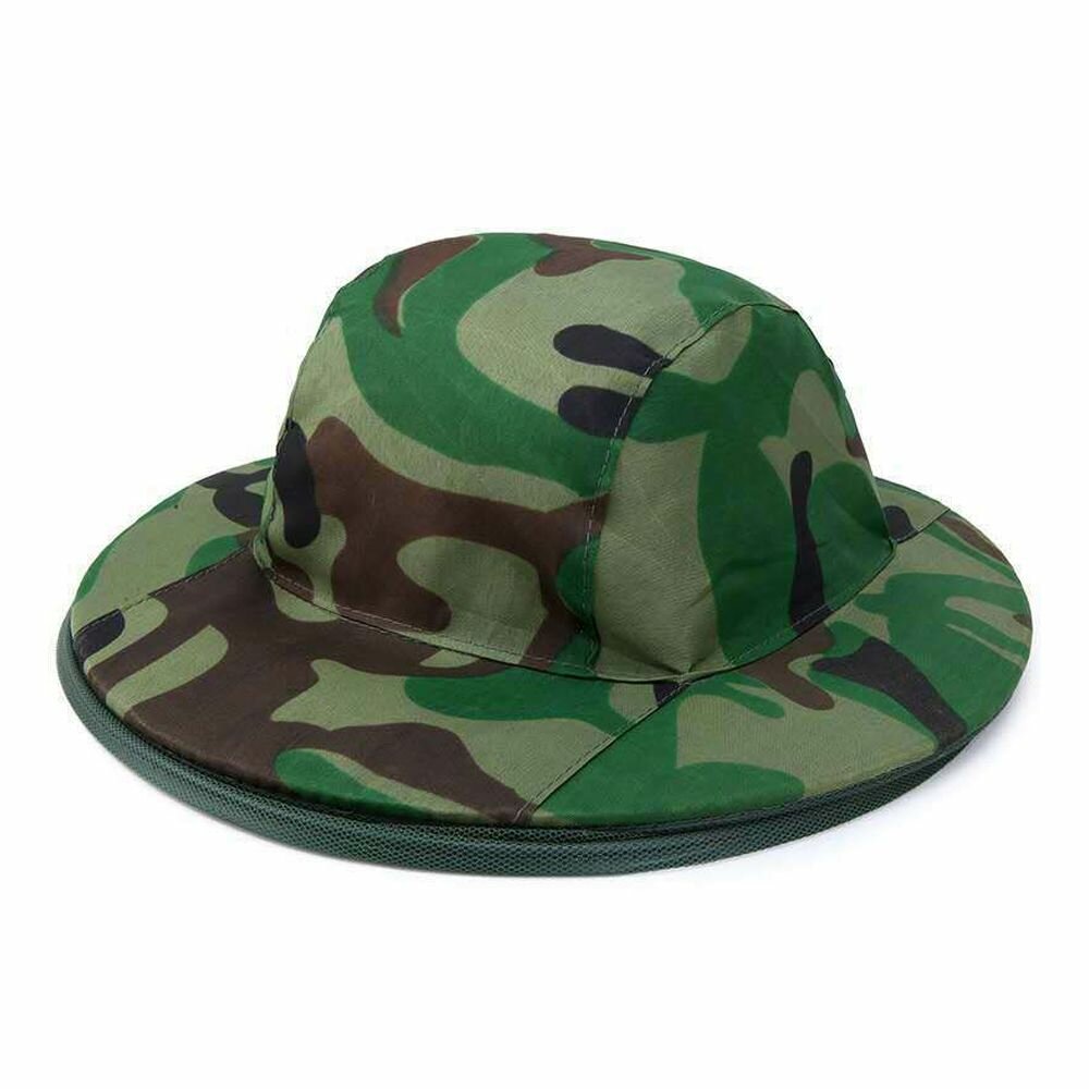 Накомарник 1 шт / Панама с москитной сеткой от насекомых / Шляпа противомоскитная для рыбалки и охоты