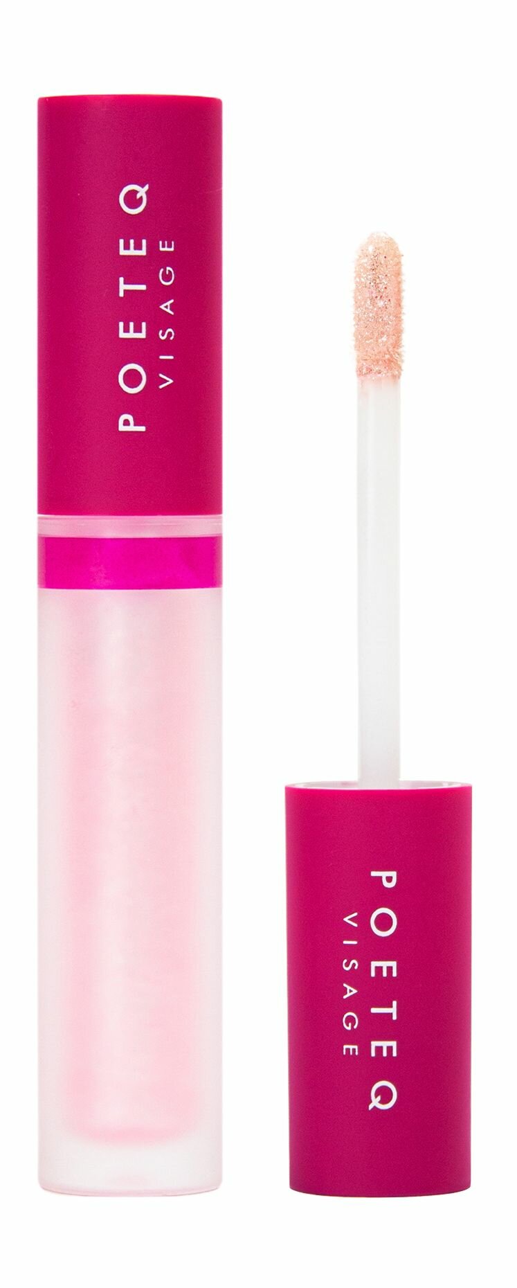 POETEQ Блеск для губ Lip Gloss Aqua Star, 5 мл, 41 розовый снег