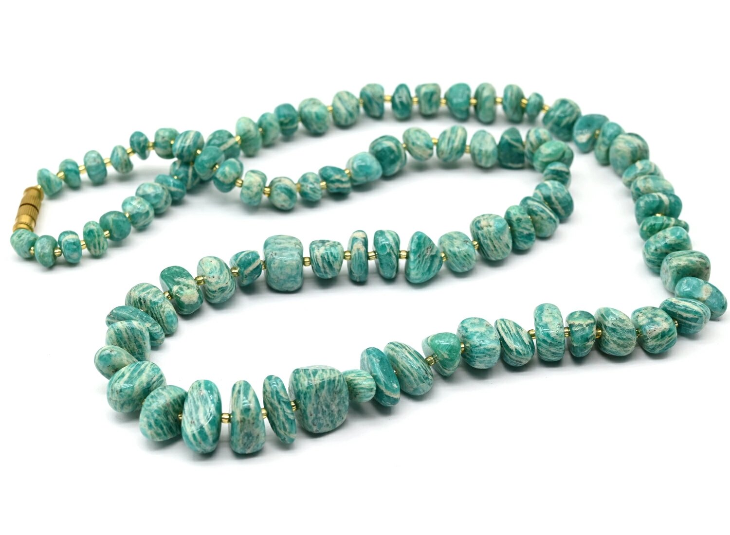 Бусы, амазонит