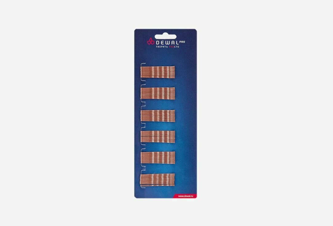 Невидимки DEWAL PROFESSIONAL bronze 50 mm