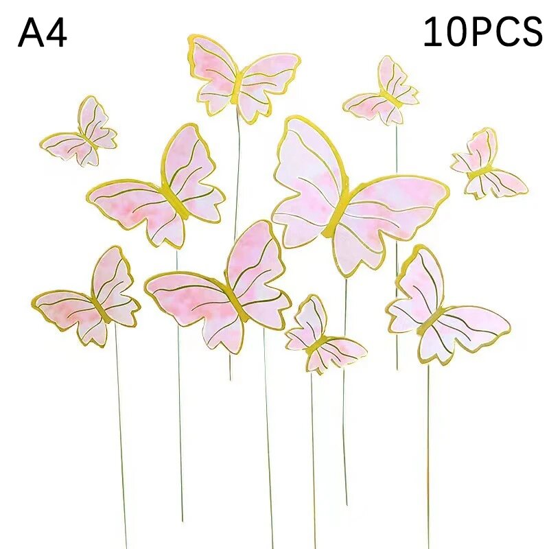 Украшение для торта бабочка N2HAO A4