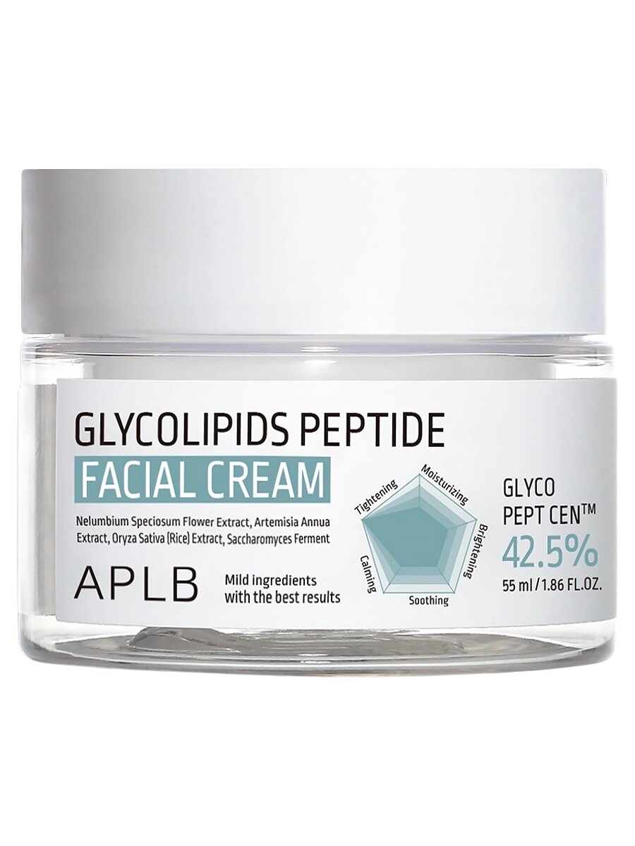 APLB Восстанавливающий крем с гликолипидами и пептидами Glycolipids Peptide Facial Cream 55 мл
