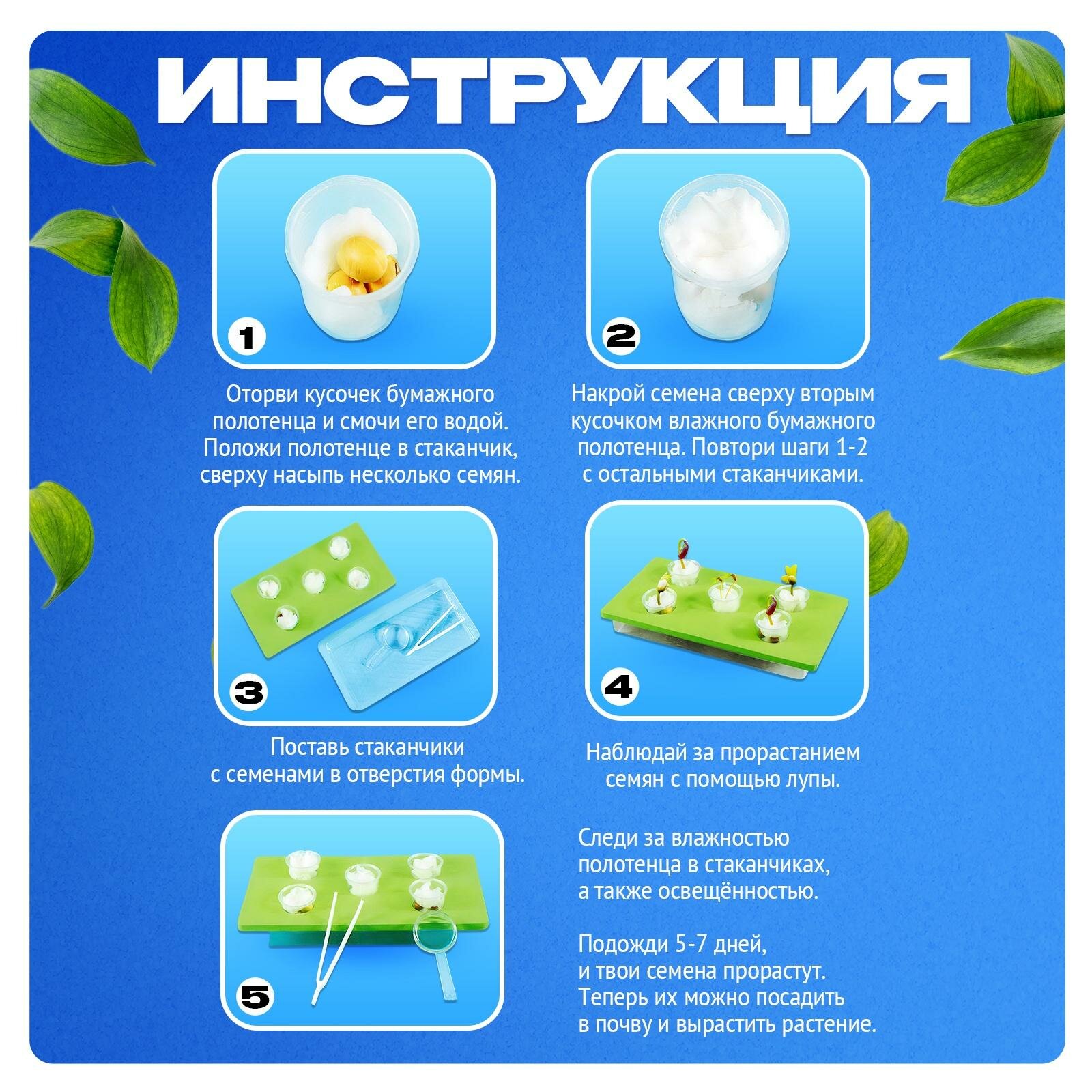 Набор для опытов Эврики "Экоферма", ботаника, от 3 лет, 1 эксперимент — фото 1