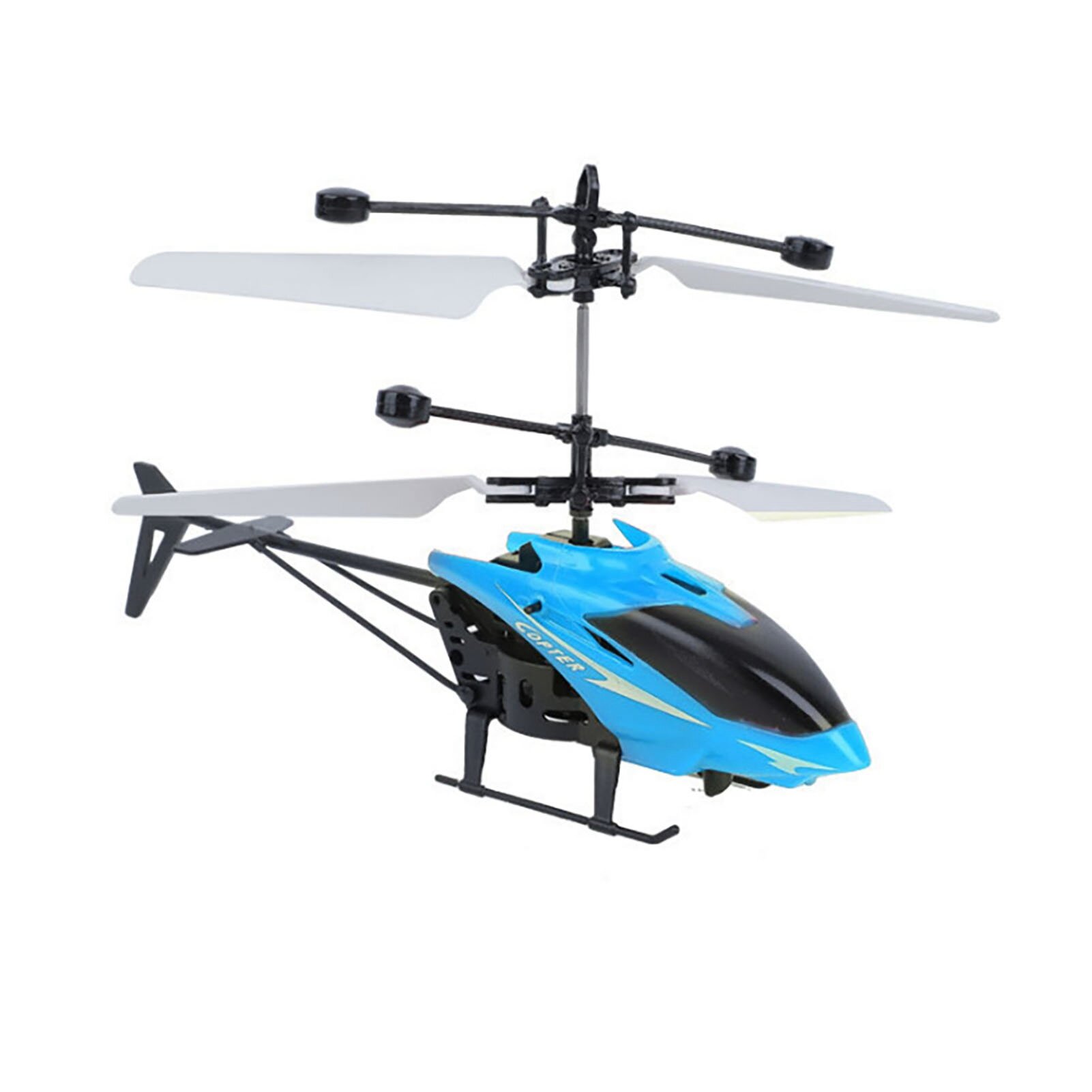 Мини 2канальный вертолет RC пластиковый синий с USBзарядкой, электрический радиоуправляемый самолет