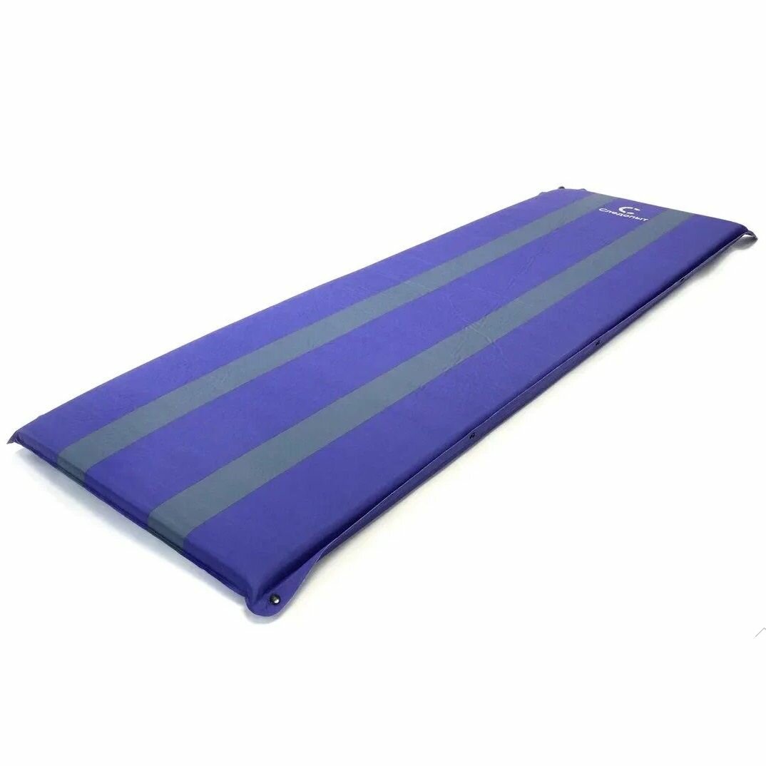 PF-KS-06 Коврик самонадувающийся "следопыт" 192x63x3 cм, стандарт, цв. синий/серый