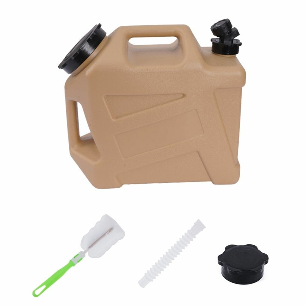 Контейнер для воды кемпинга, 12-литровые контейнеры, кувшины хранения без утечек пеших прогулок