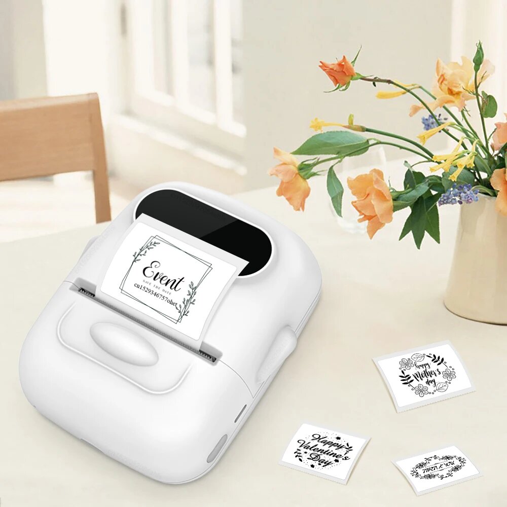 Термопринтер этикеток UniPlus P50 White Printer