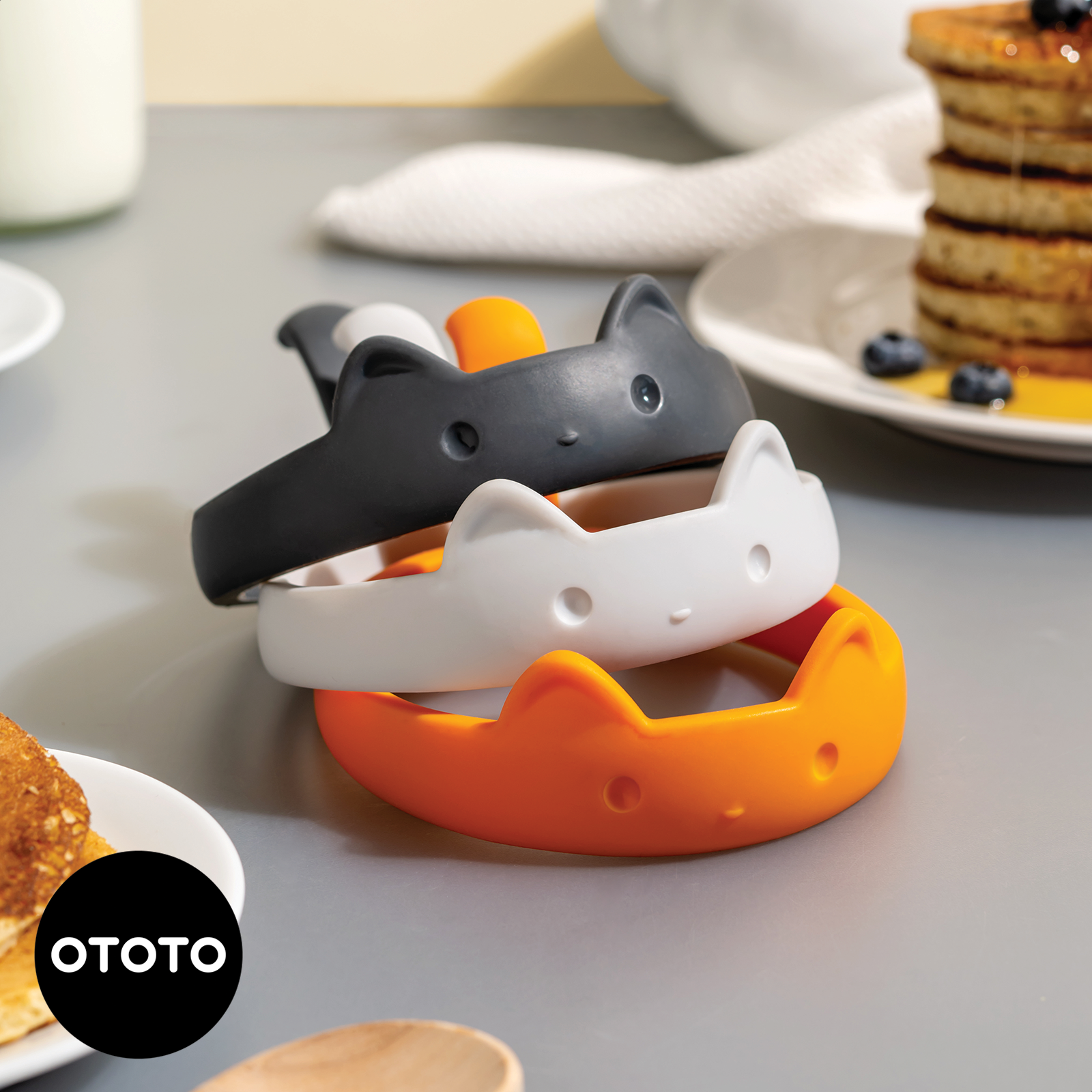 Формы для оладушков и яичницы Ototo PanCats