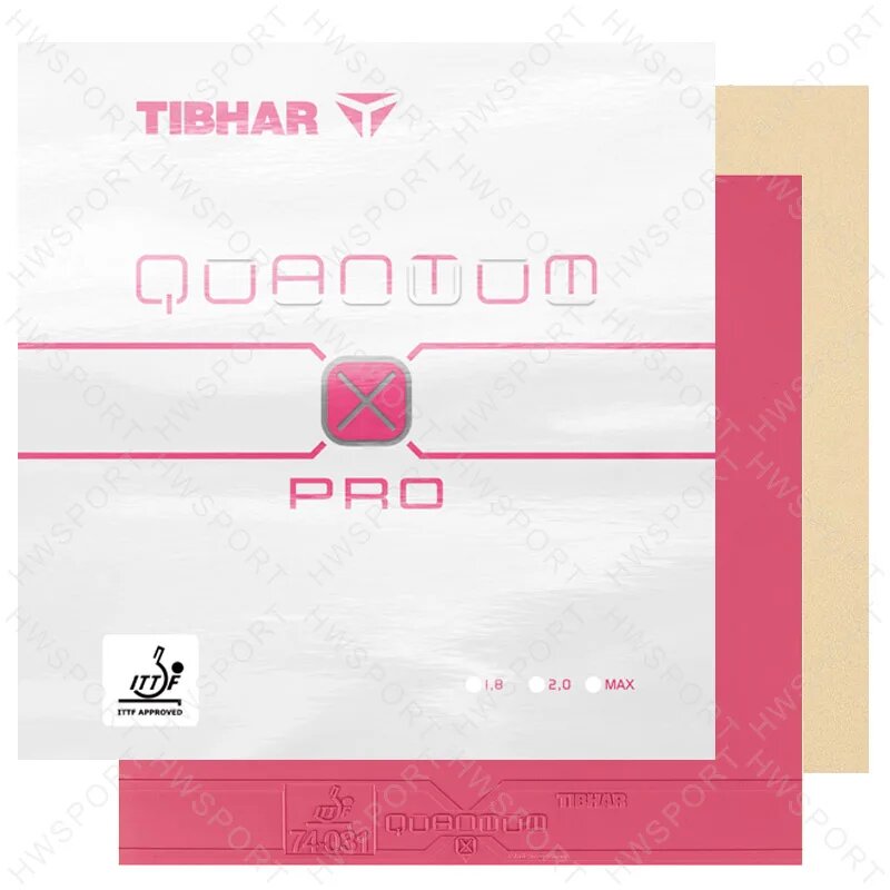 TIBHAR Quantum Pro Розовый, резина для настольного тенниса