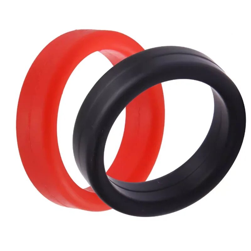 Силиконовые кольца для пениса, кольцо на член, товары для взрослых, задержка мужской Red