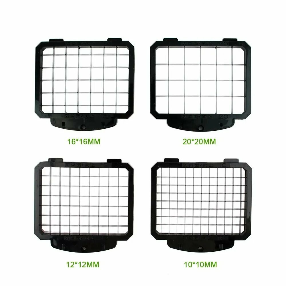 Насадка для овощерезки/деталь для нарезки овощей/ножи для нарезки кубиками,10 мм/12 мм/16 мм/20 мм сетка