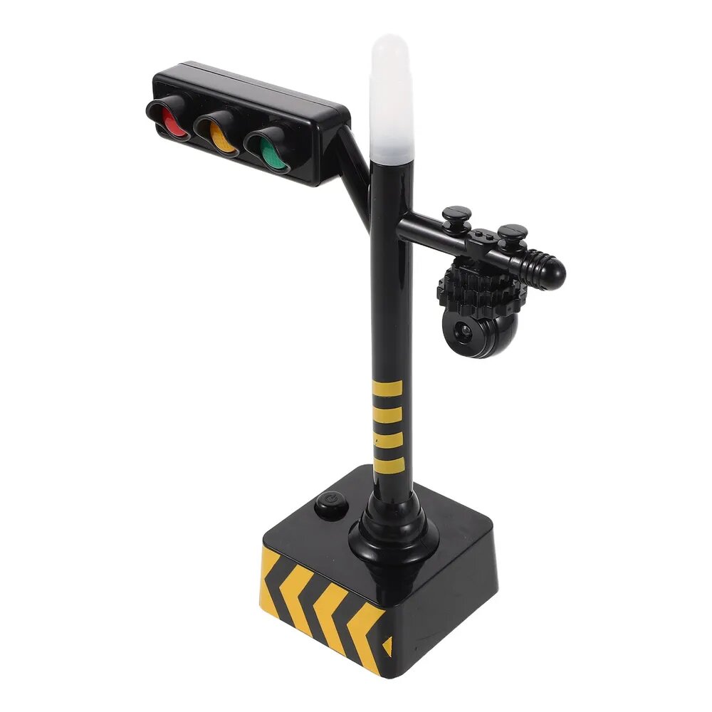 Игрушечный светофор из пластика с подсветкой и звуковыми эффектами для обучения детей