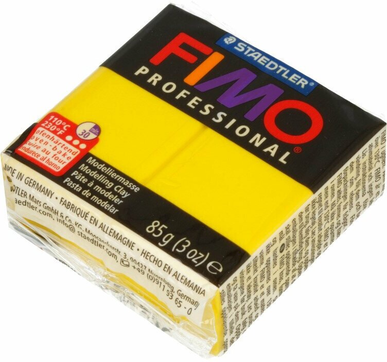 FIMO Professional полимерная глина 85 г 8004-100 т. желтый