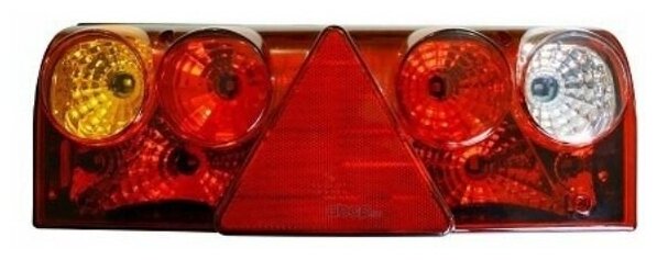 Фонарь задний Schmitz Europoint правый, желтый поворотник, АМР разъем