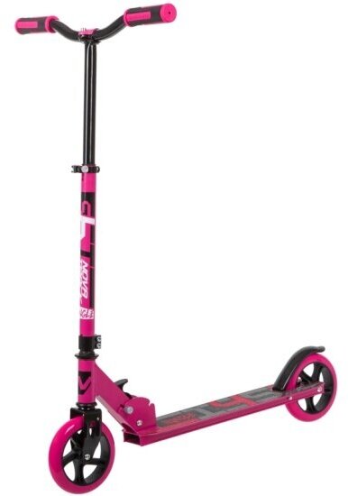 Самокат Novatrack Jungle ями, розовый
