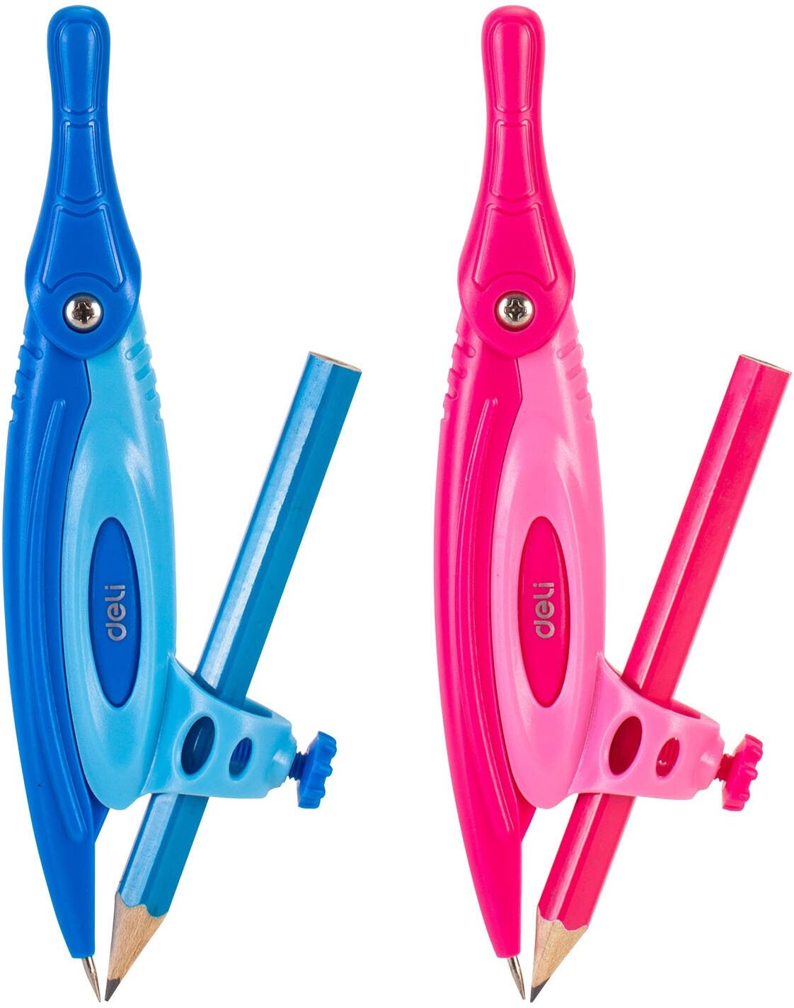 Циркуль Deli EG20102 металл удлинитель в компл: карандаш