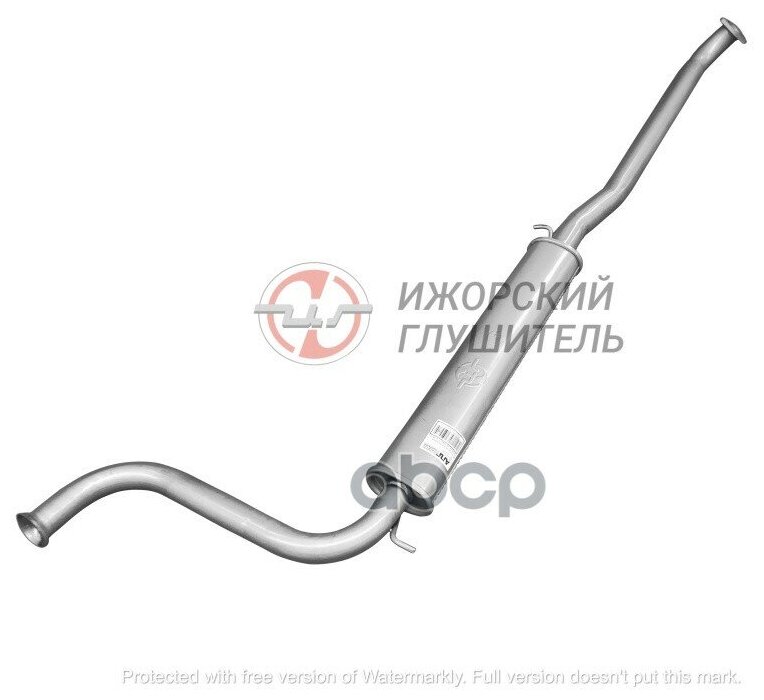 Резонатор ВАЗ 1118-1119 (без гофры) LADA Kalina I Sedan/Hatchback Ижорский глушитель 136131 Ижорский глушитель арт. 136131