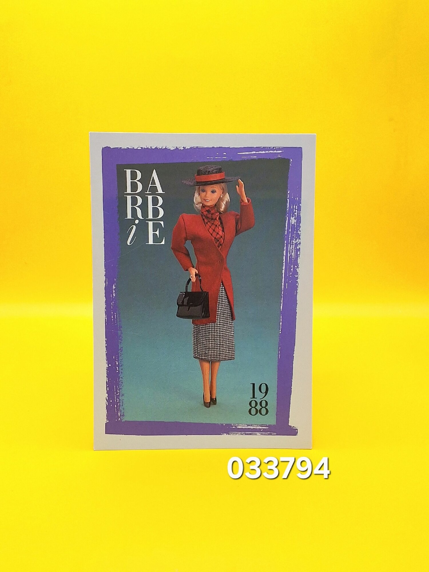 Аксессуар винтажная карточка Барби 90х 033794