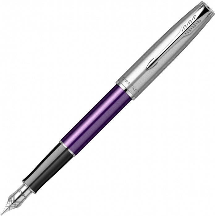 Parker 2169366 Ручка перьевая parker sonnet essential sb f545, violet ct (перо f)