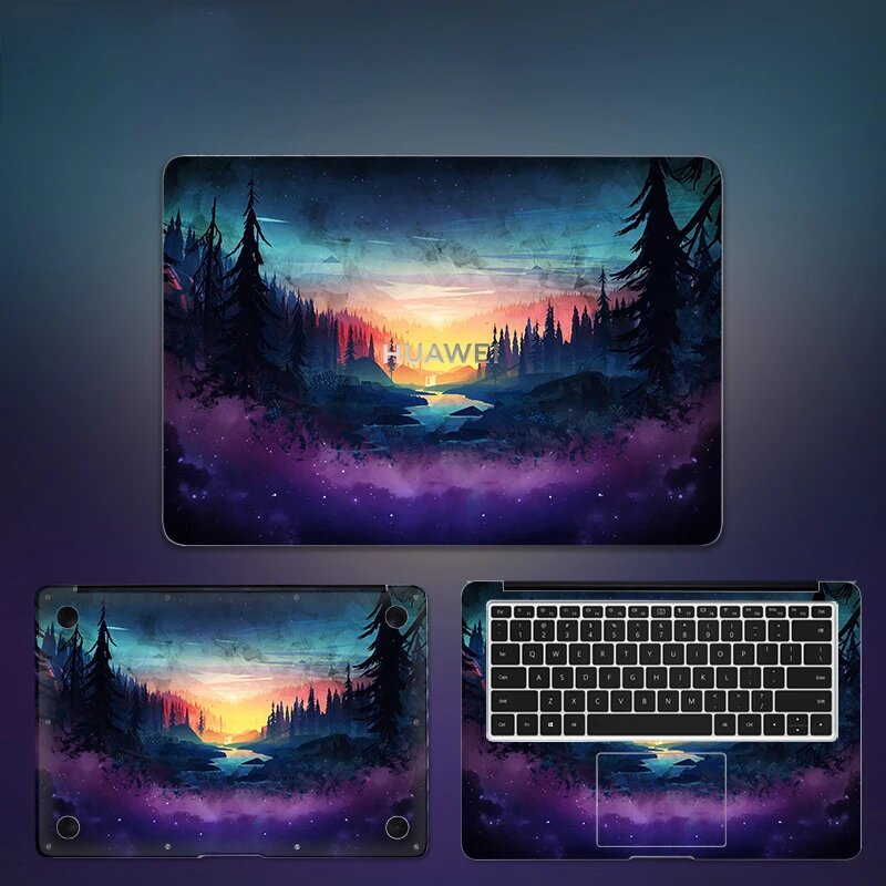 Наклейки на ноутбук Huawei MateBook D16, QC Pattern 14