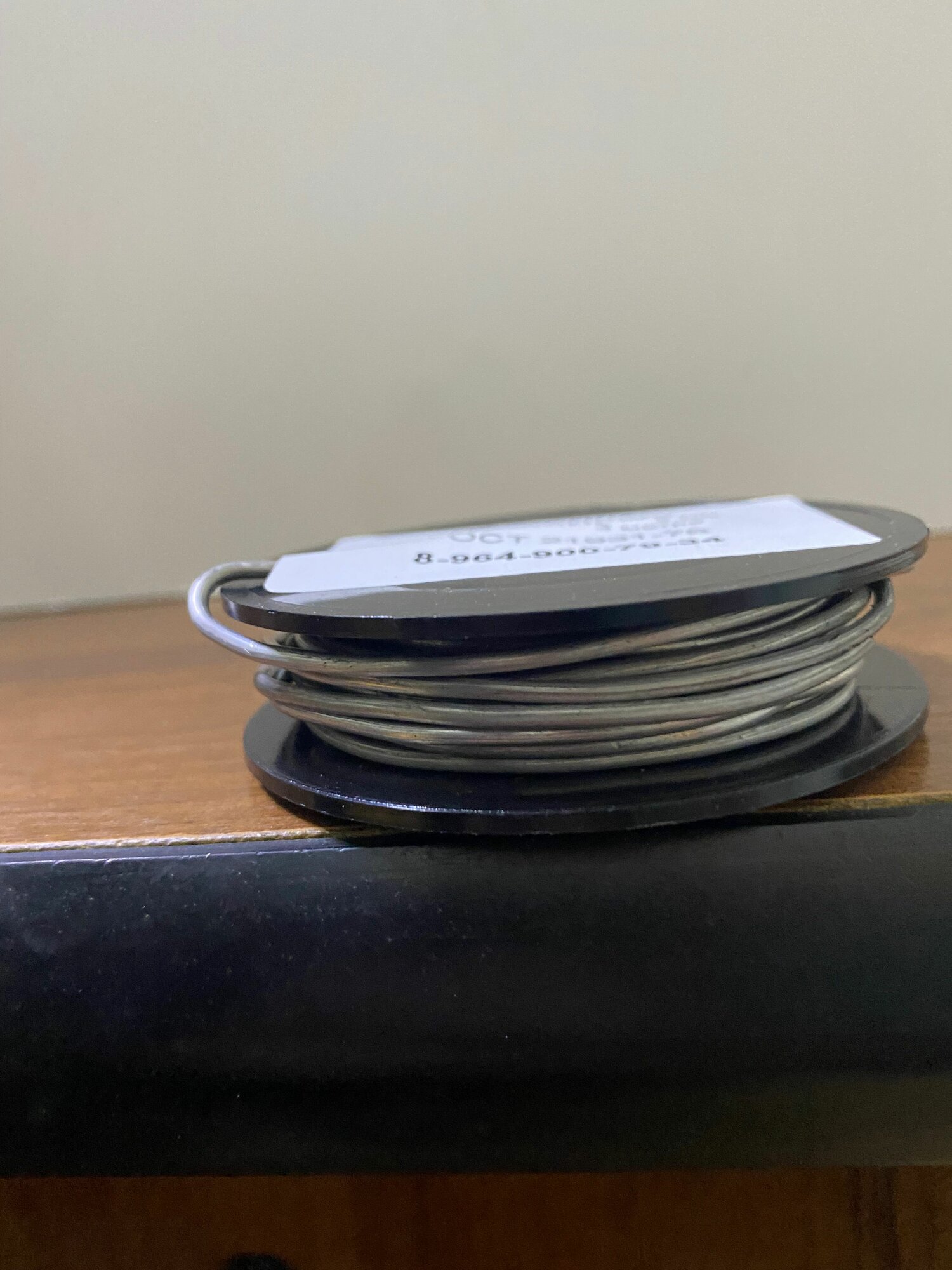 Припой ПОС-61 диаметр 3мм на катушке 1 метр ГОСТ 21931-76.