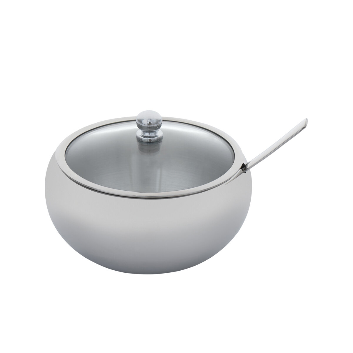 Сахарница Gipfel 7110, 0,6 л, нержавеющая сталь, стальной цвет